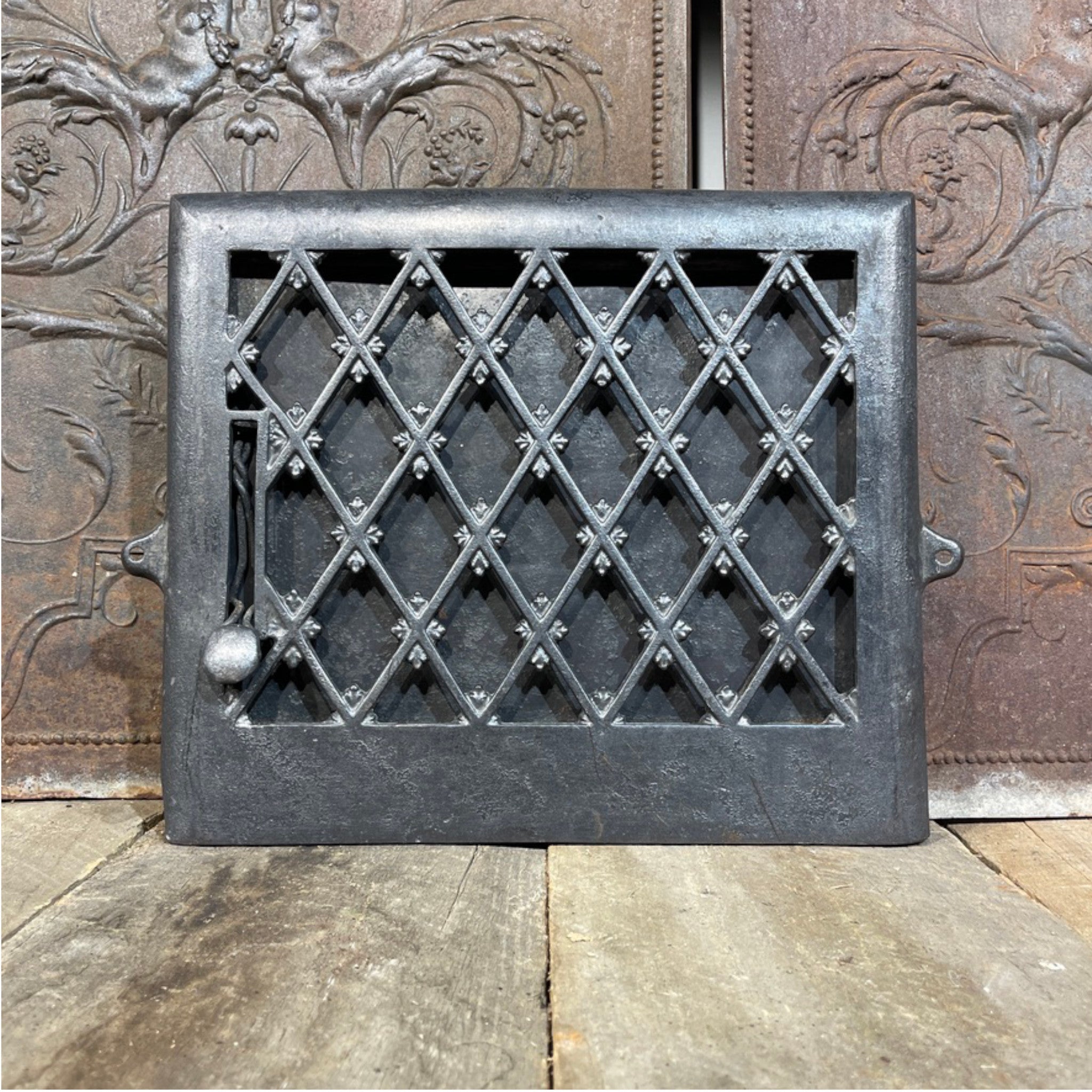 Antique Heat Register With Broken Corner – Salvage-Garden