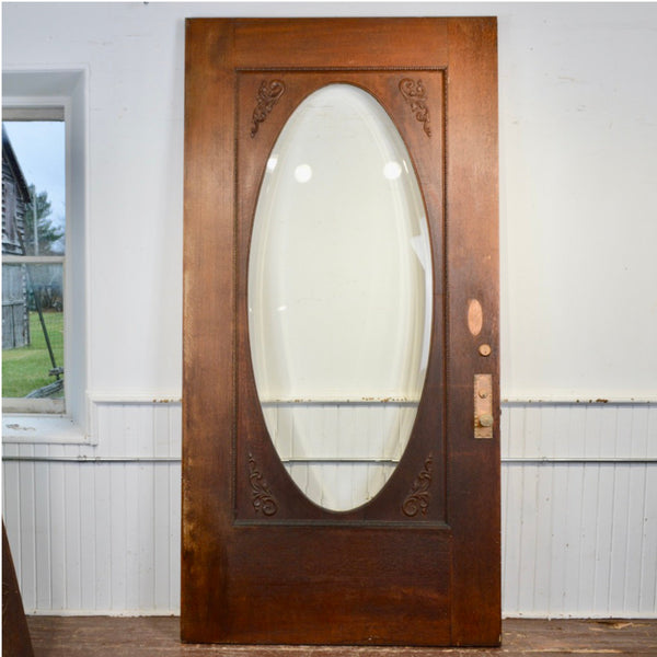 Grand Antique Entry Door - Salvage-Garden